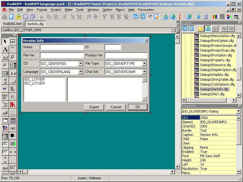 RadASM Code Editor